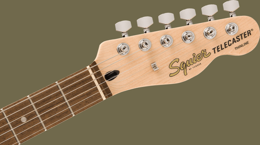 Fender Squier Affinity Series Thinline Telecaster, Olympic White - Mann ...