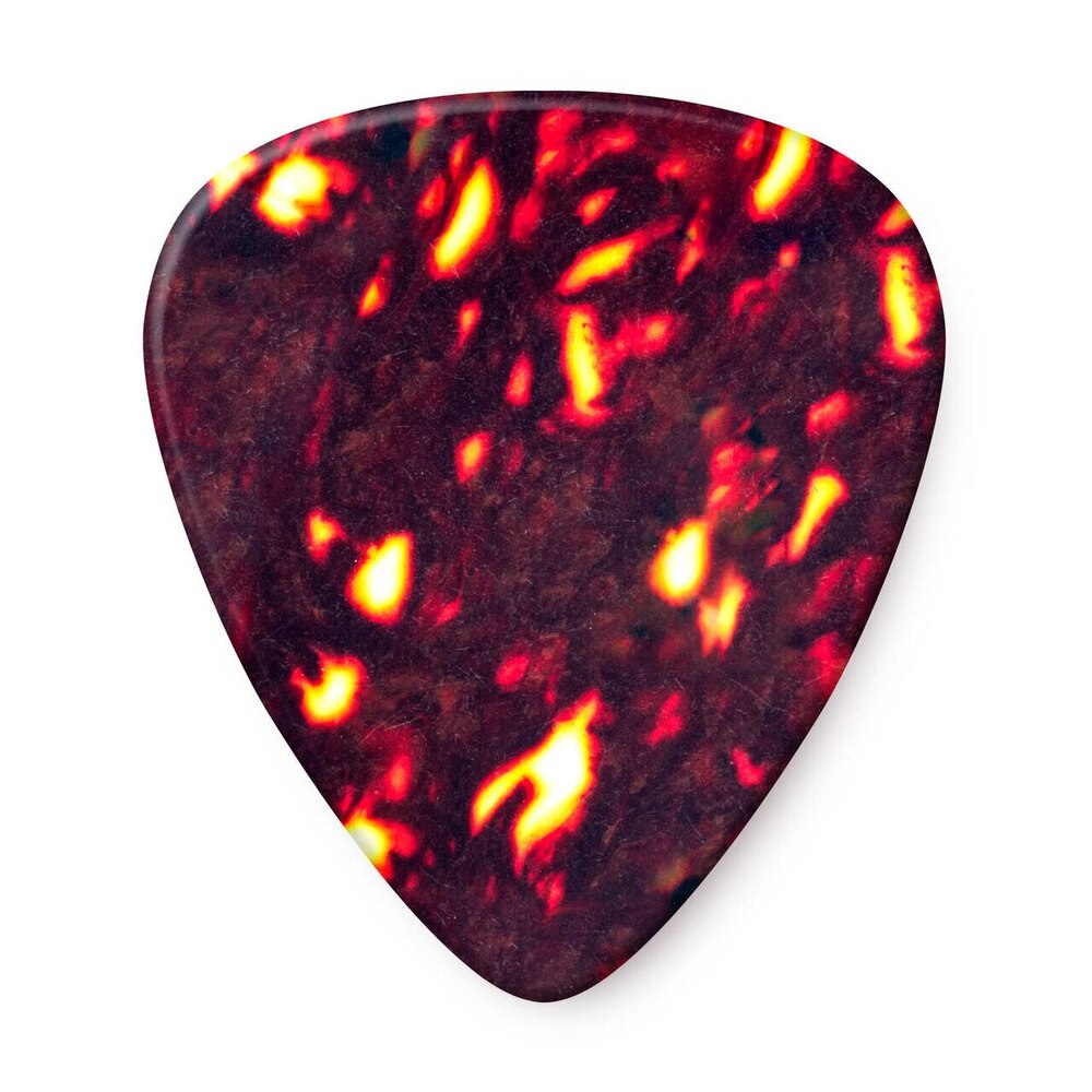 Dunlop Celluloid Tortoise Shell Extra Heavy Guitar Pick - Pack of 12 ...