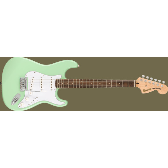 Fender Squier FSR Affinity Series Stratocaster Surf Green Electric...