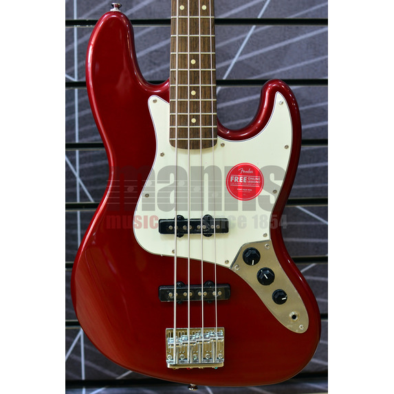 Fender Squier Contemporary Jazz Bass Dark Red Metallic Electric Bas...